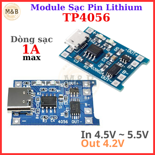 Module Sạc nhanh TP4056 Có IC Bảo Vệ | Shopee Việt Nam