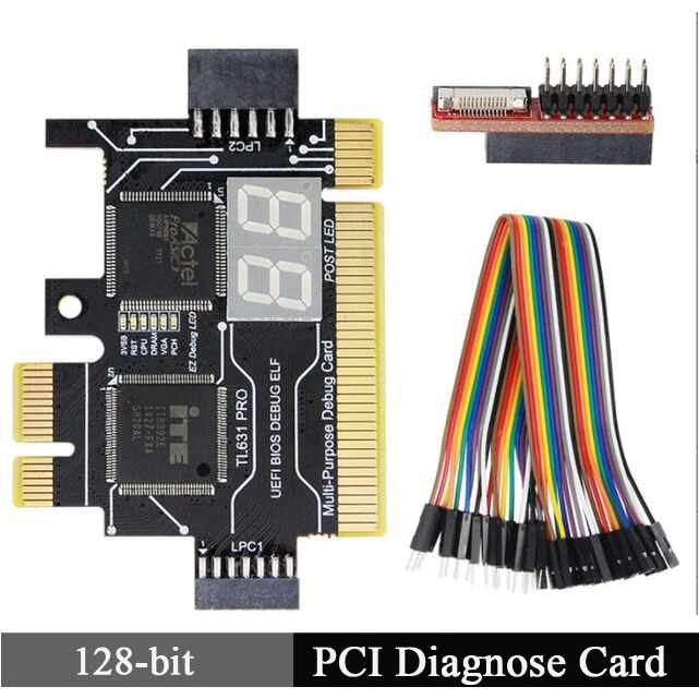 Card Test Main PC, Laptop TL631 Pro Diagnostic Card+Expansion Card PCI ...