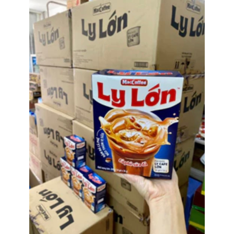 Cà Phê Ly Lớn - Maccoffee - Hộp 260g - 10 Gói Tặng kèm 1 Bình Nhựa 700m ...