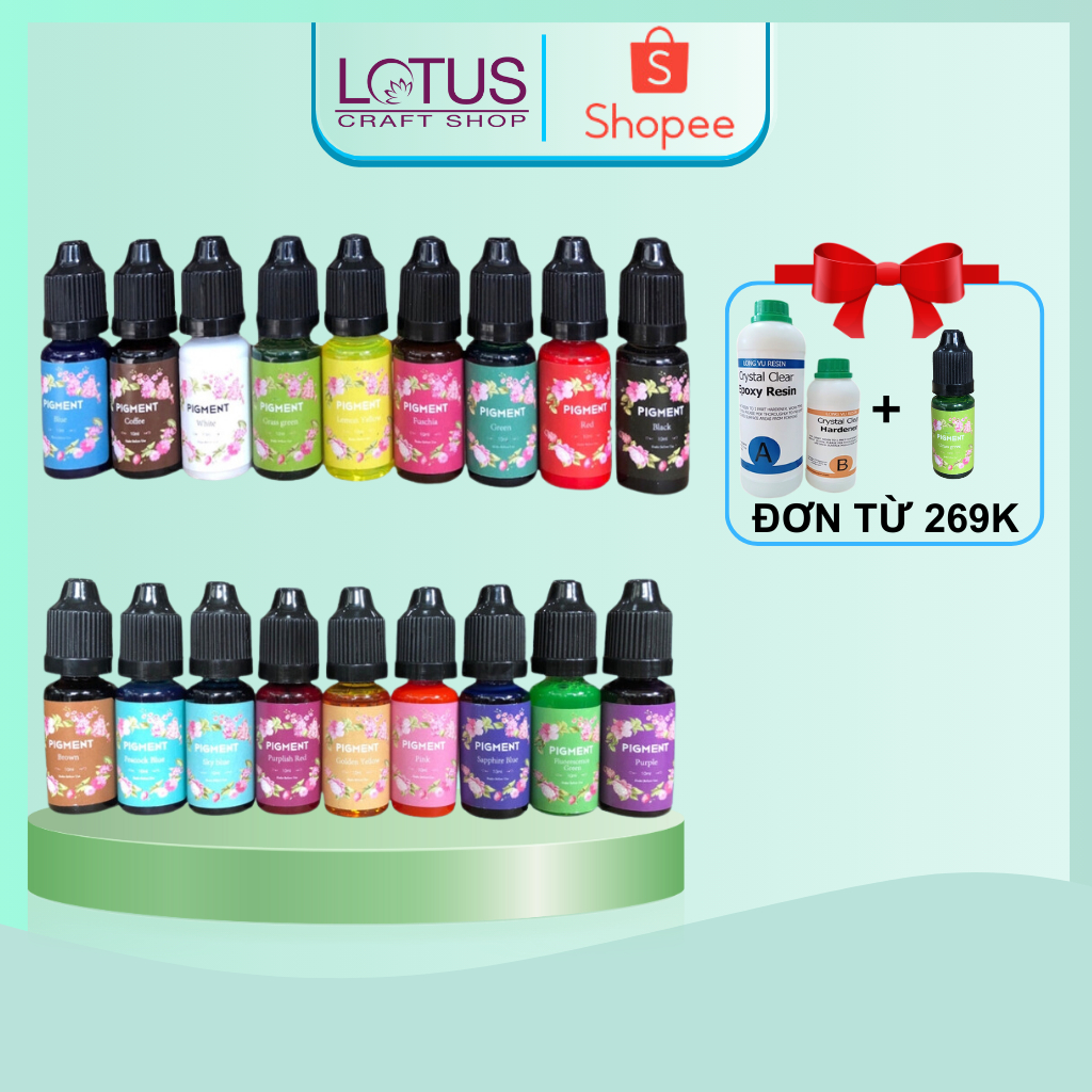 Màu Pha Resin 10ml màu Trong Chuyên Làm Resin Handmade | Shopee Việt Nam
