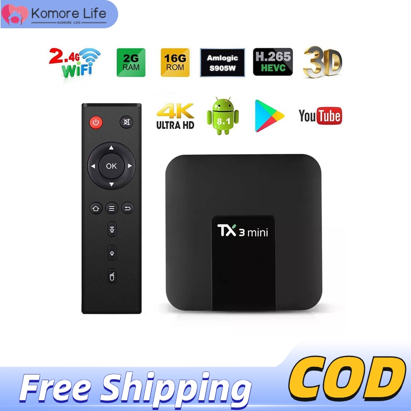 Android TV Box TX3 Mini Amlogic S905W2 Caja Android Thiết Bị Chuyển Đổi tx3 TV Box Ram 2GB Rom ...