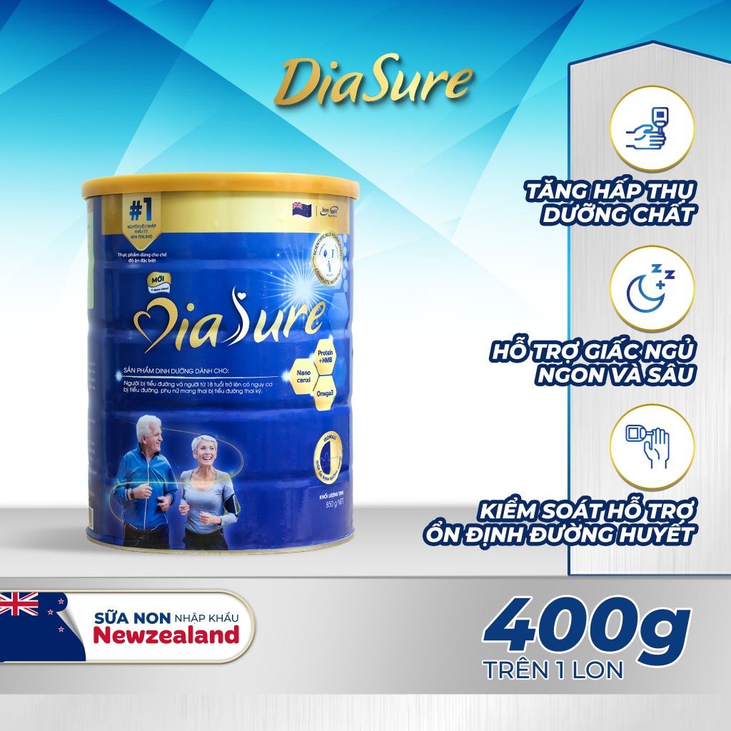 Thức Uống Dinh Dưỡng Diasure 400G - Chuyên Biệt Dành Cho Người Tiểu ...