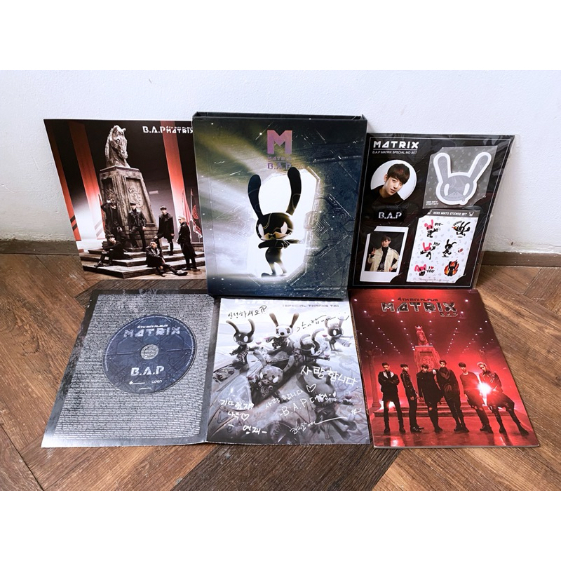 Bap B.A.P limited edition album Matrix đã khui seal, gồm cd photocard ...