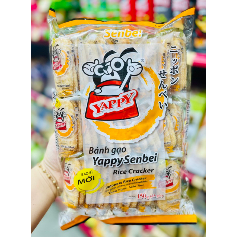 BÁNH GẠO YAPPY SENBEI MẶN 150G*25G | Shopee Việt Nam