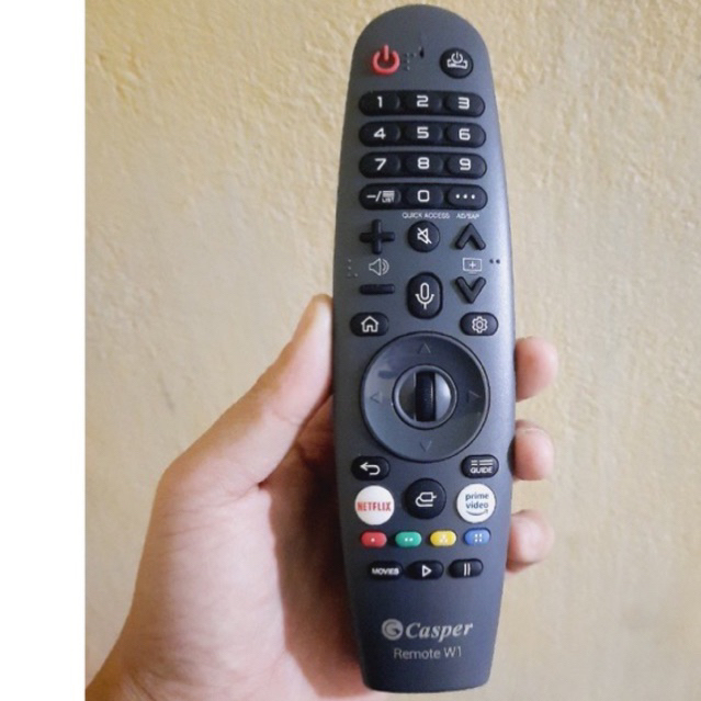 Remote điều khiển TV Casper W1 smart internet có giọng nói kèm chuột ...