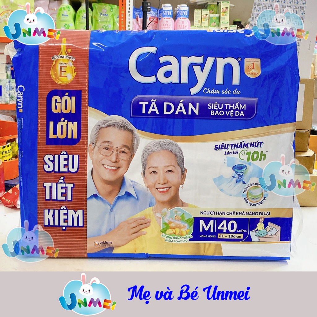 Mẫu mới 2024 Caryn - Tã Dán Caryn M40 L40 XL20 Tã Quần Caryn M32 L28 ...