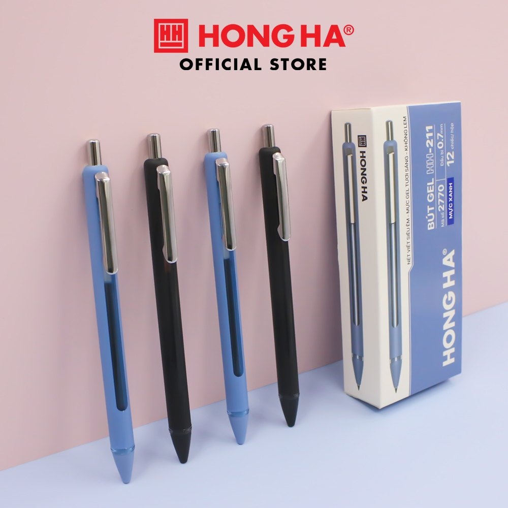 Bút gel - HH - 211 (Xanh, Đen) (0.7mm) - 2770 | Shopee Việt Nam