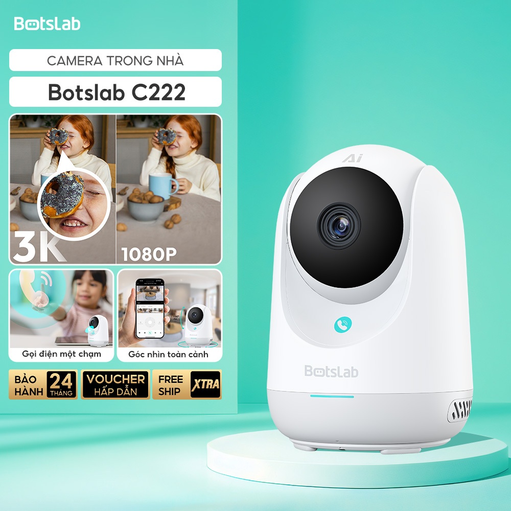 Camera Botslab C222 trong nhà Cam 2C Pro | Bảo hành 24 tháng | Shopee ...