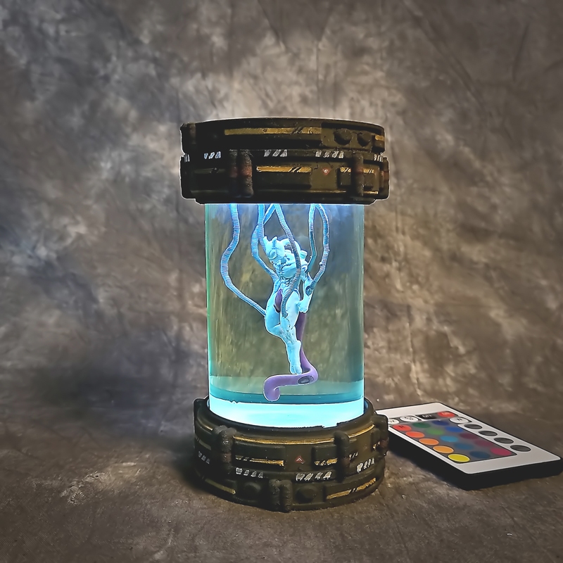 Đèn ngủ Mewtwo, Meotwo lamp, PÓKEMON lamp, Biolab Mewtwo, đèn để bàn ...
