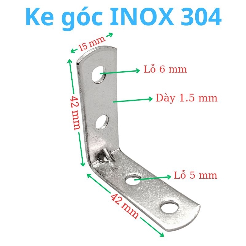 Ke góc L 30x30, 35x35, 45x45 - INOX 304 (10 cái) | Shopee Việt Nam