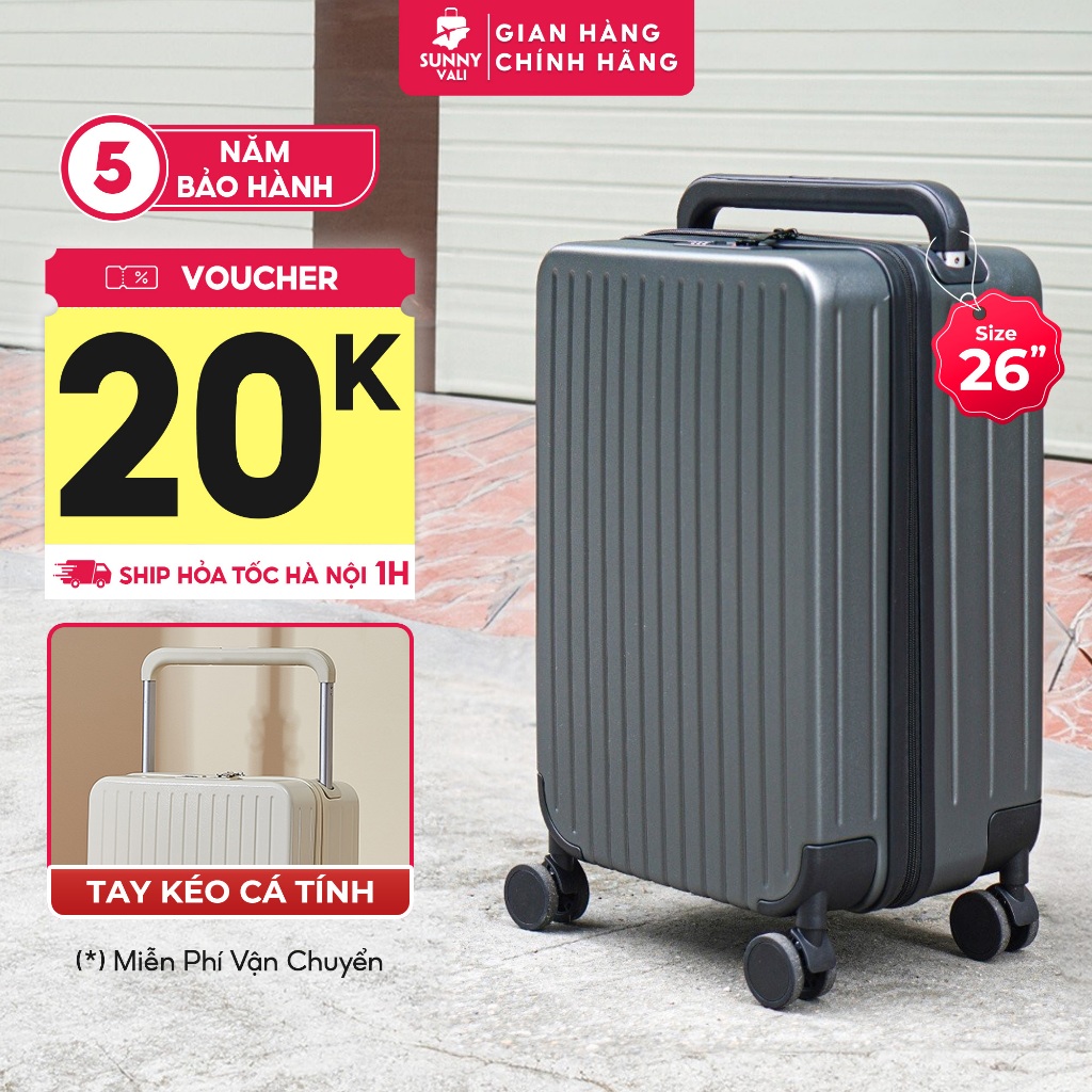 Vali du lịch Sunny Luna 26 inch - Vali Sunny kí gửi thời trang, bền đẹp ...