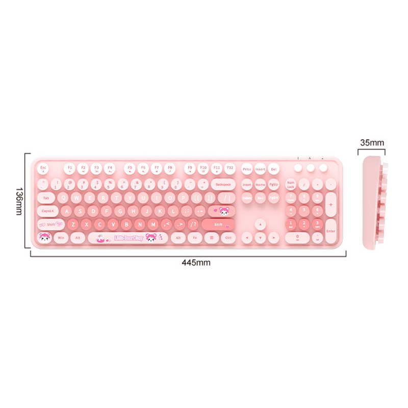 Bàn Phím Mofii Kết Nối Dây phong cách retro Cho Máy Tính Bàn, Laptop ...
