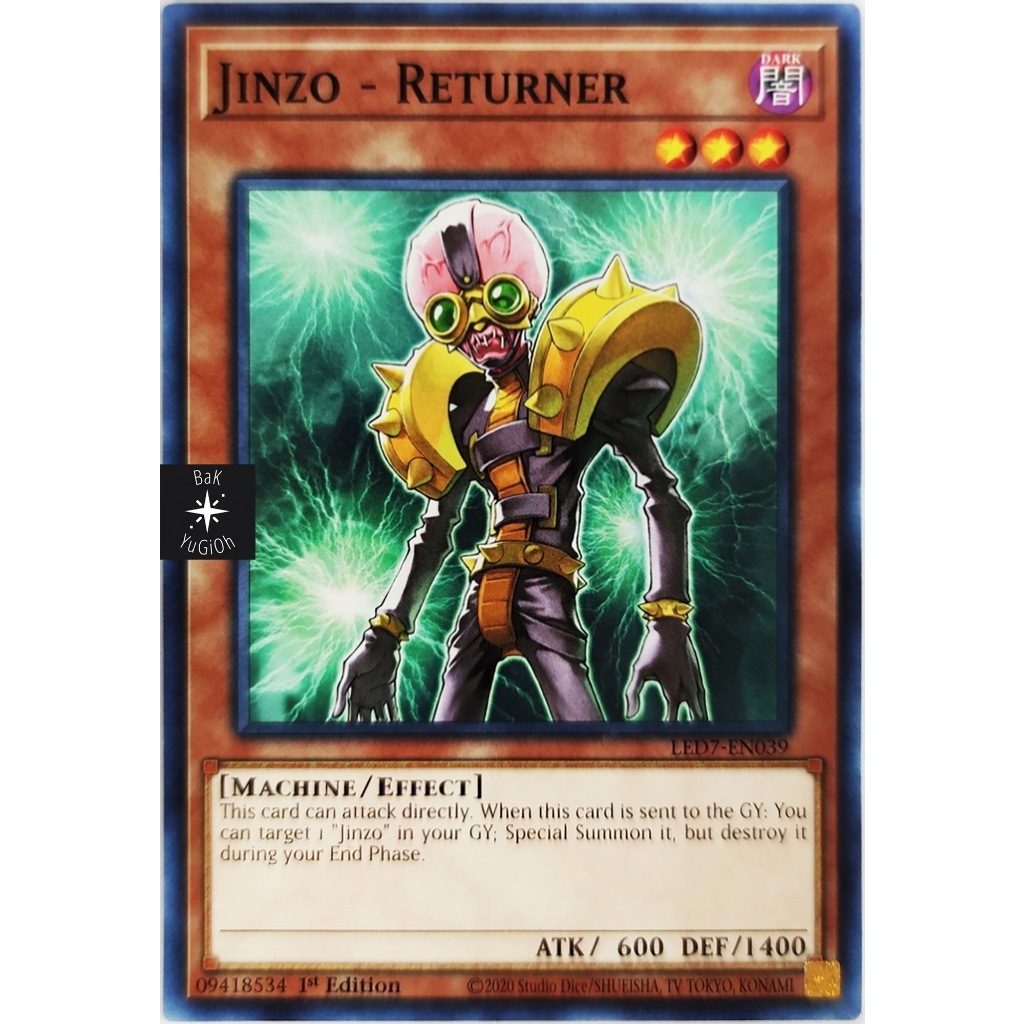 [BaK Yu-Gi-Oh!] [Thẻ Bài Chính Hãng] Jinzo - Returner |EN| Common | Shopee Việt Nam