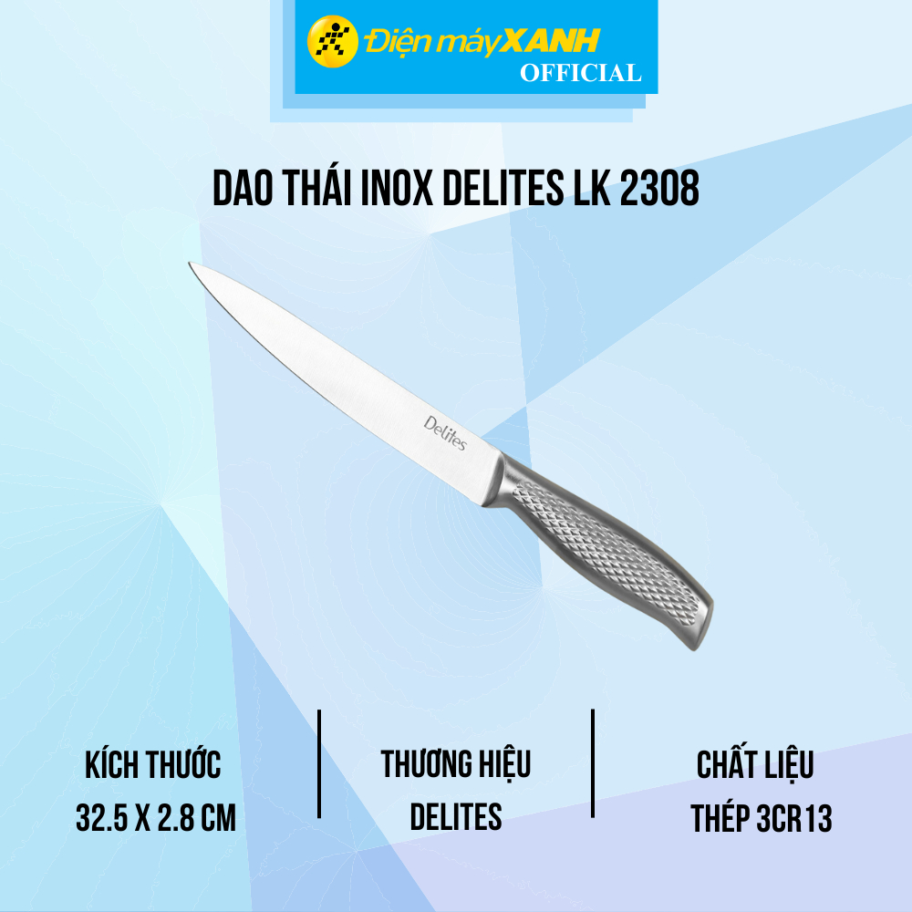 Dao thái inox Delites LK 2308 | Shopee Việt Nam