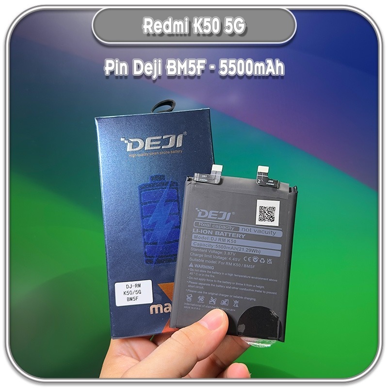Pin thay thế Deji cho Redmi K60E - K50, BM5F 5500mAh | Shopee Việt Nam