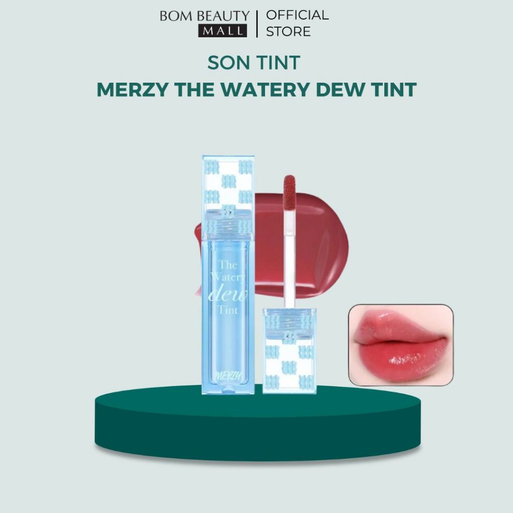 Son Kem Lì Merzy V6 Xanh Lá The First Velvet Tint Green Edition-Son ...