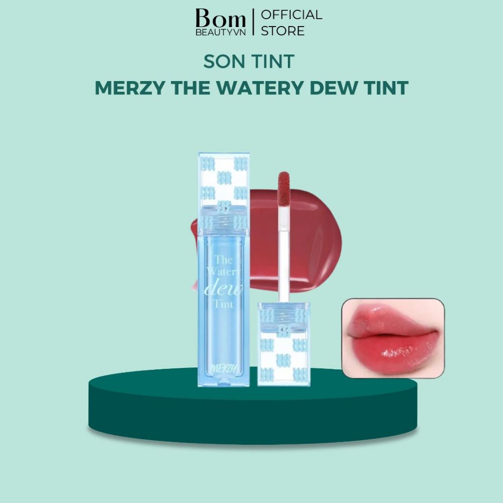 Son kem lì Merzy V6 Xanh Lá The First Velvet Tint 4.5g- Son Tint Merzy ...