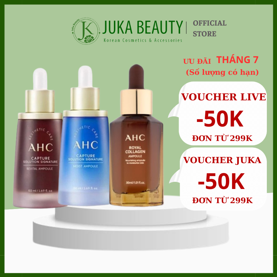 Tinh chất AHC Capture Solution Prime Ampoule 50ml/ Royal Saponin/ Collagen Ampoule 30ml | Shopee ...