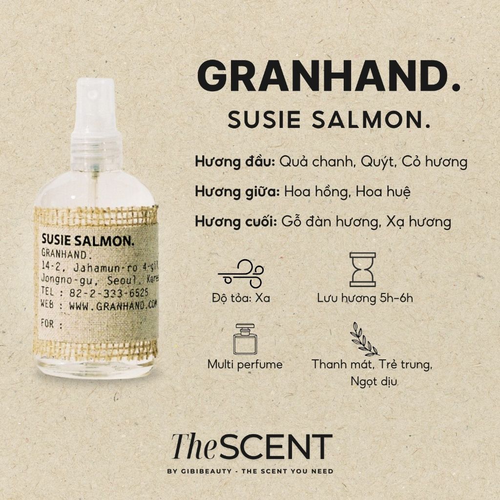 Nước hoa GRANHAND Susie Salmon | Shopee Việt Nam