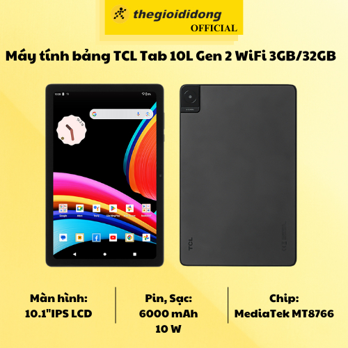 Máy tính bảng TCL Tab 10L Gen 2 WiFi 3GB/32GB | Shopee Việt Nam