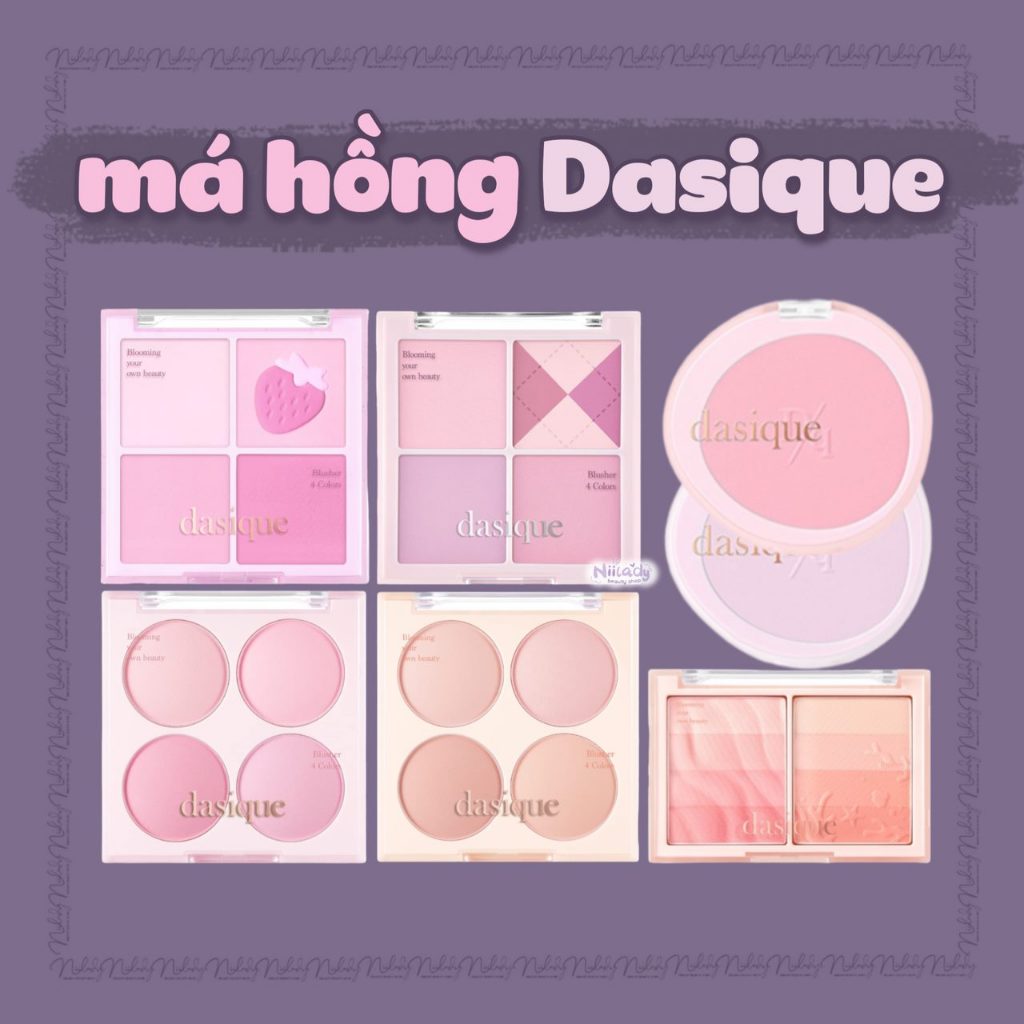 Má hồng Dasique Blending Mood Cheek, Dasique Soft Blur Cheek | Shopee Việt Nam