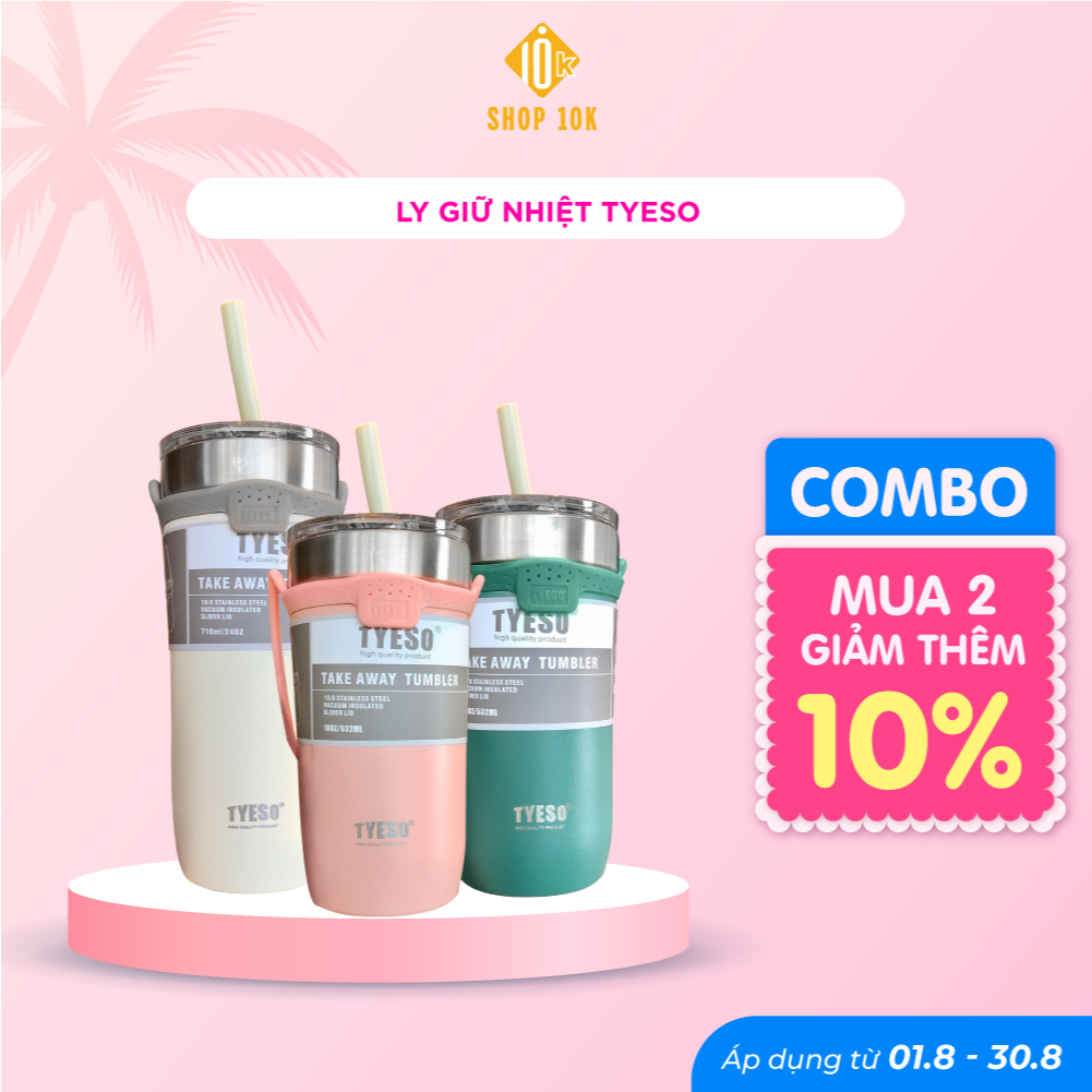 Bình giữ nhiệt inox 304, Ly cách nhiệt Tyeso 532ml / 710ml- SP005322 | Shopee Việt Nam