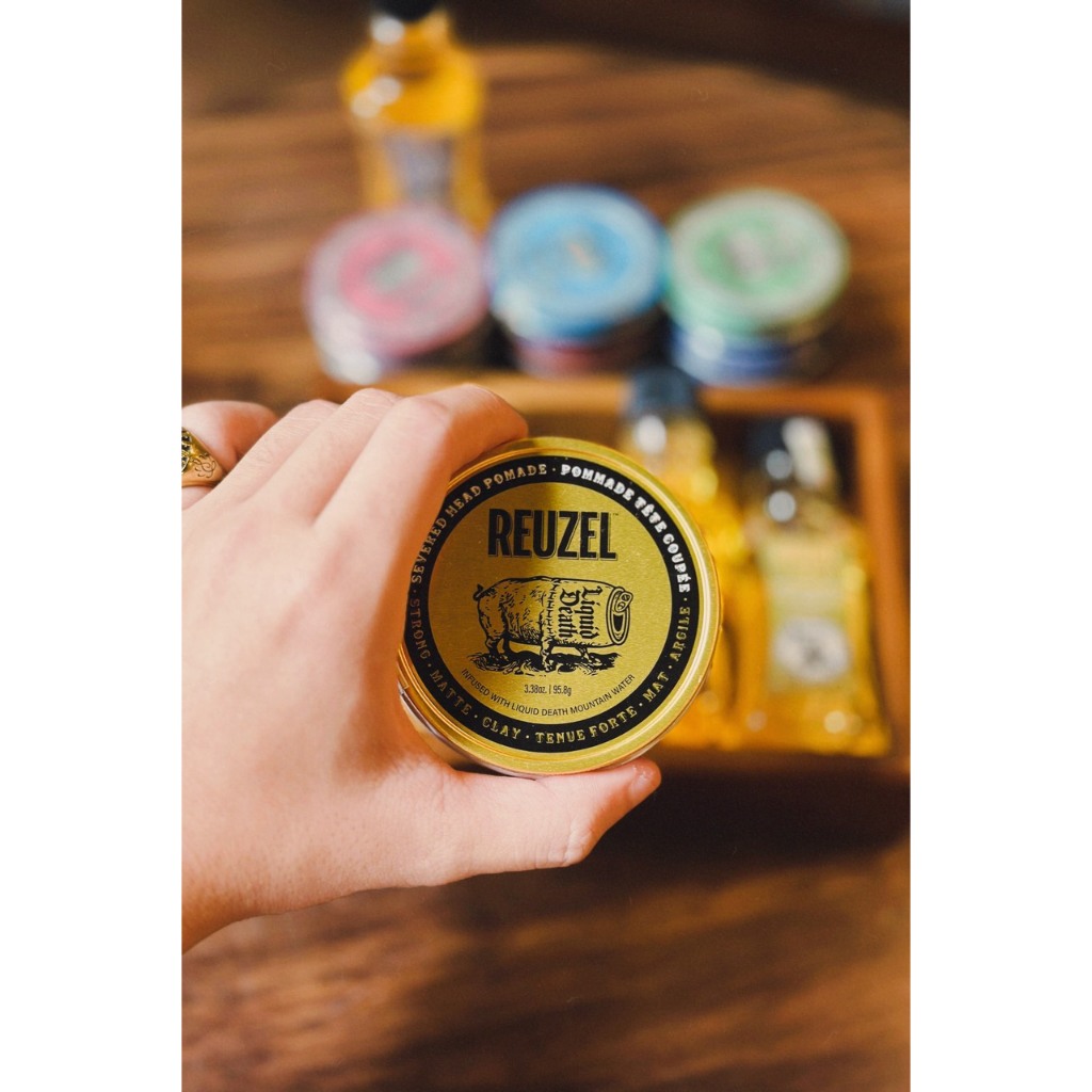 Sáp vuốt tóc Reuzel Liquid Death Severed Head Pomade 95,8g | Shopee ...