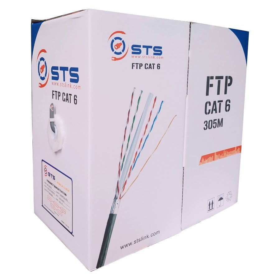 CUỘN 305M CÁP MẠNG CAT6 STS CHỐNG NHIỄU CHÍNH HÃNG - CÁP LAN, CÁP ...