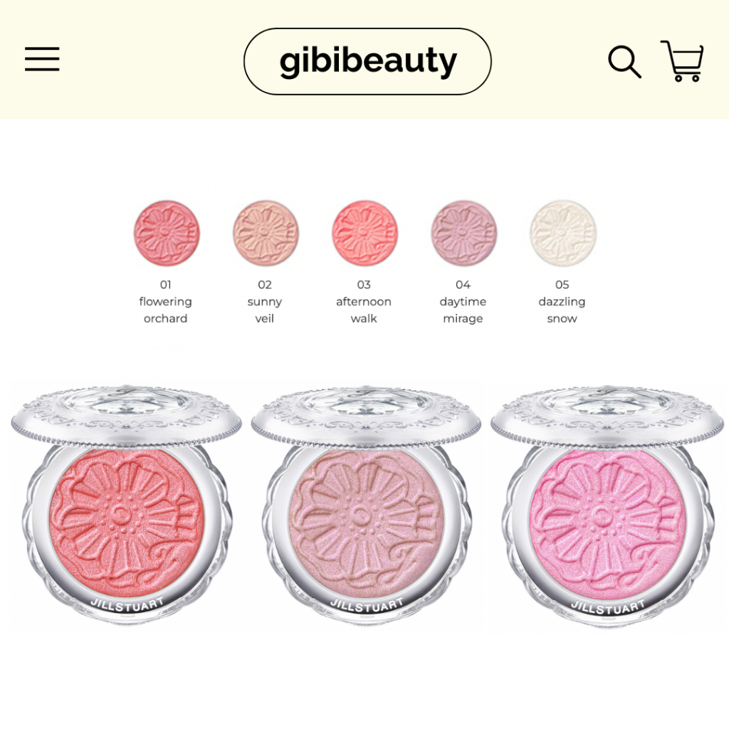 Má hồng JILLSTUART Melty Shimmer Blush 4.2g | Shopee Việt Nam