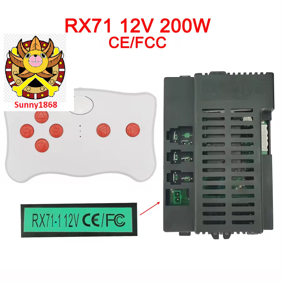 MẠCH WEELYE RX71 FCC 12V 200W 7 PIN REMOTE TX10 FCC XE Ô TÔ ĐIỆN TRẺ EM ...