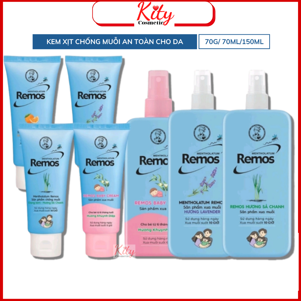 Chống Muỗi Remos Cho Người Lớn Và Trẻ Em, Hương Thơm Dịu Nhẹ, Xua Đuổi ...