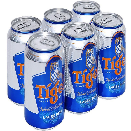 6 lon bia tiger nâu | Shopee Việt Nam