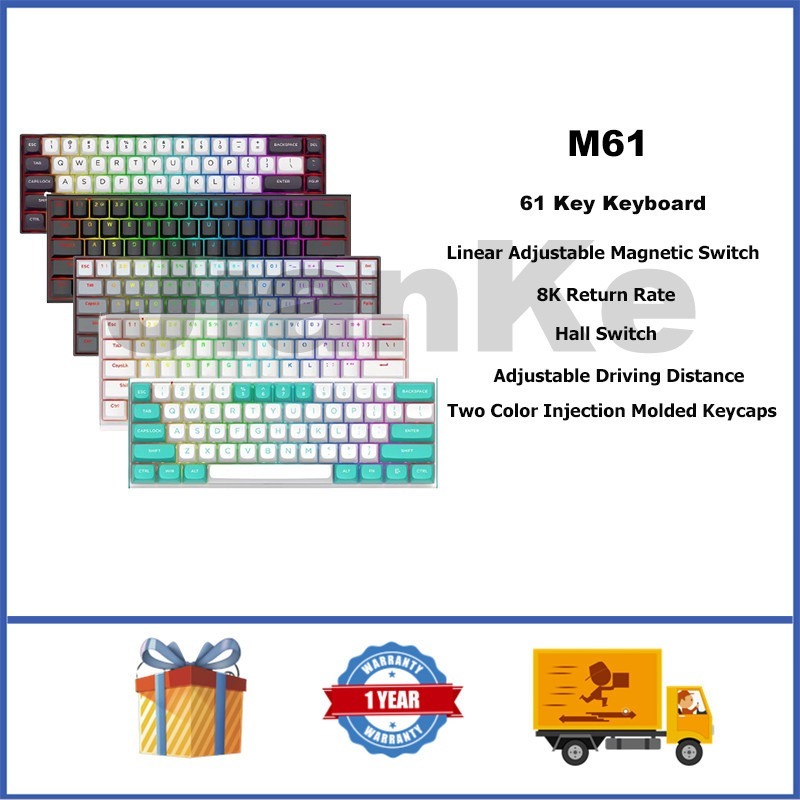 Bàn phím cơ Redragon M61 M68 Rapid Trigger 8k | Shopee Việt Nam