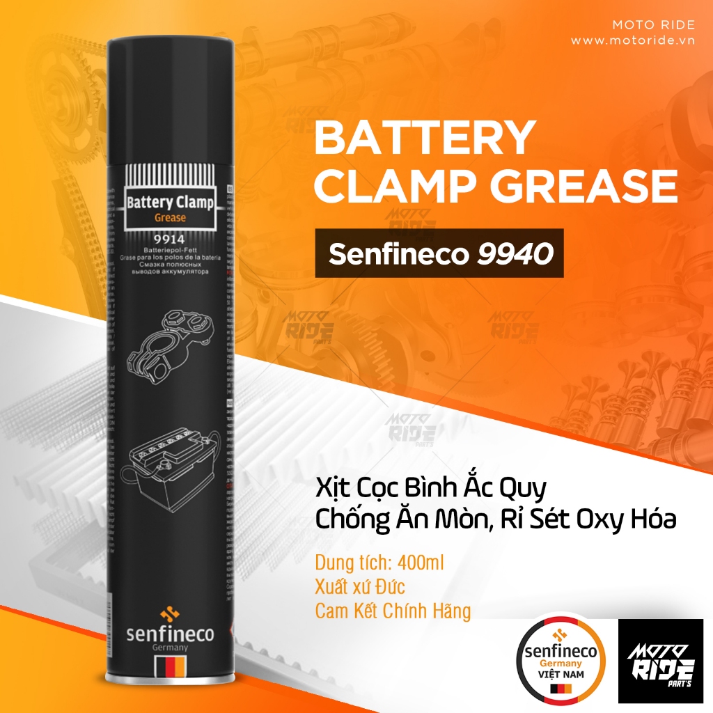 SENFINECO 9914 BATTERY CLAMP GREASE XỊT MỠ CHỐNG RỈ CỌC BÌNH ẮC QUY ...