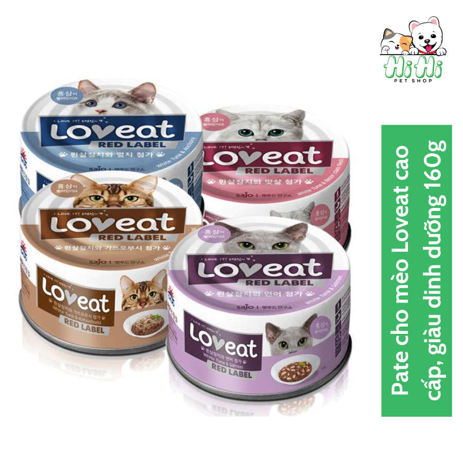 Pate cho mèo Loveat, Opti One, Cat Tigger cao cấp, giàu dinh dưỡng 160g - HiHi Pet Shop | Shopee ...