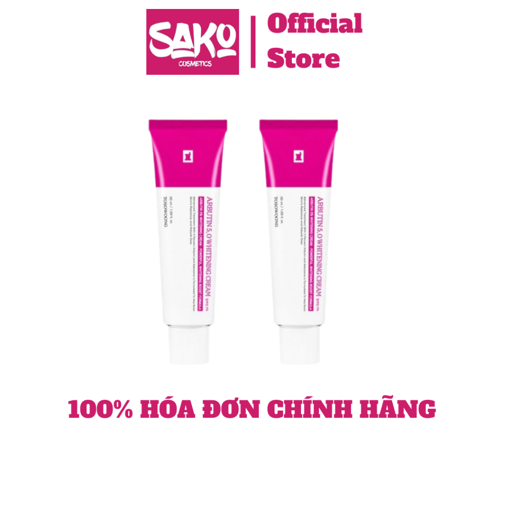Kem Nám Arbutin 5 Tosowoong Hàn Quốc 50ml Myphamsako Shopee Việt Nam