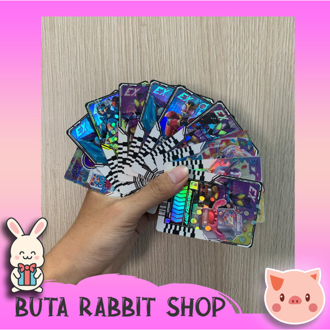 (Sẵn HCM) (GV) THẺ BÀI RIDER CARD KAMEN RIDER GOTCHARD RIDE CHEMY ...