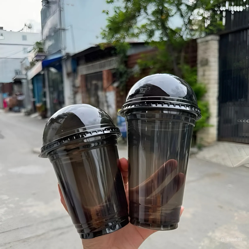 GIÁ SỈ 500 Ly Nhựa Pet Đen Hot Trend Đựng Trà Sữa, Sinh Tố, Cà Phê Dày Dặn Dung Tích 360ml ...