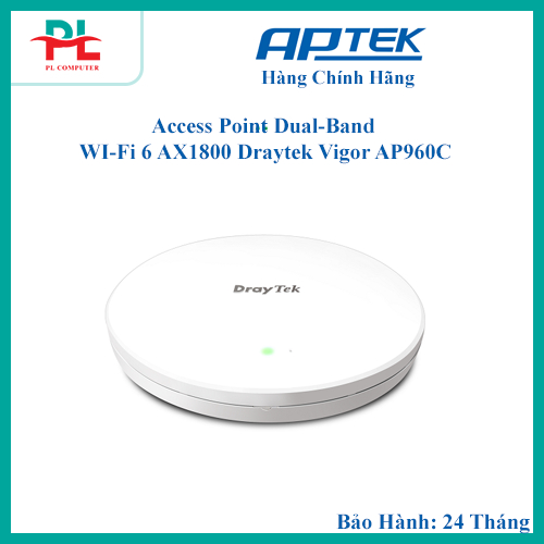Access Point Dual-Band WI-Fi 6 AX1800 Draytek Vigor AP960C - Hàng Chính ...