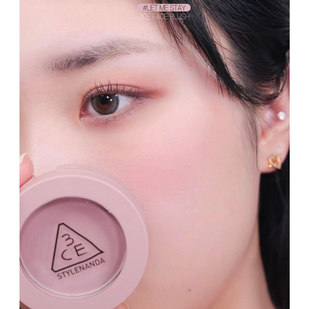 Phấn má hồng 3CE FACE BLUSH HỘP TRÒN LET ME STAY CHÍNH HÃNG | Shopee ...