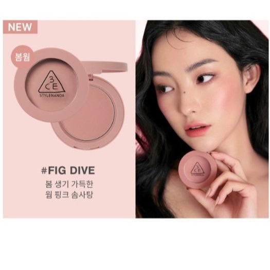 Phấn Má Hồng 3CE Hộp Tròn 3CE Face Blush #Fig Dive | Shopee Việt Nam