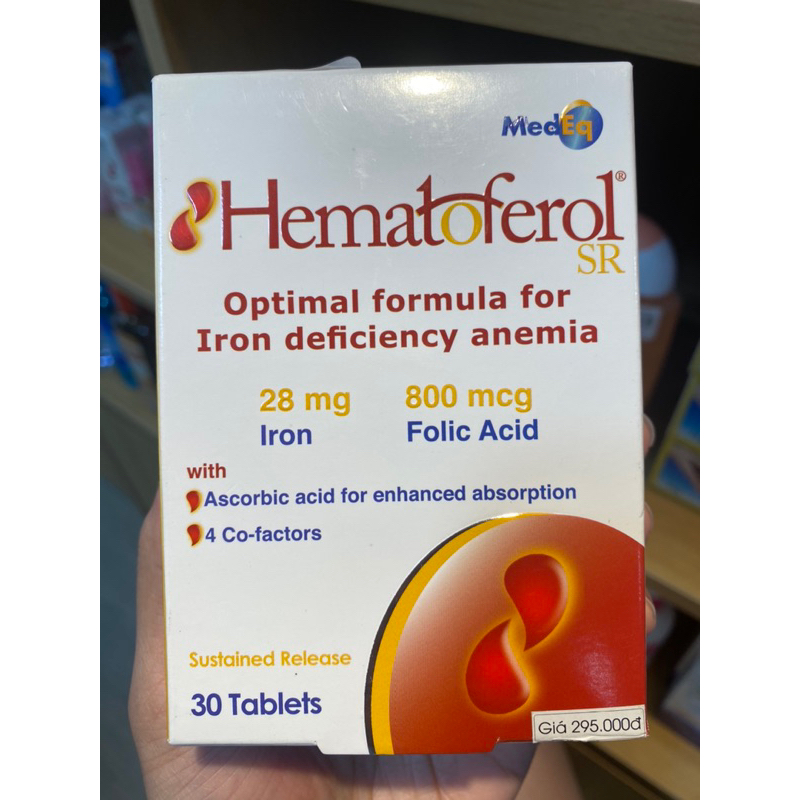 Viên Uống Hematoferol - Bổ Sung Sắt, Acid Folic | Shopee Việt Nam