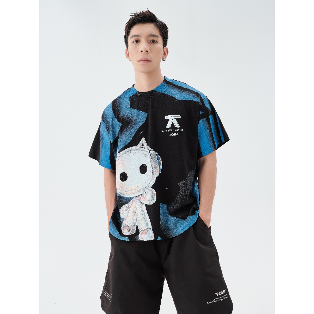 Áo In Tràn Mascot ATSH Boxy | Shopee Việt Nam