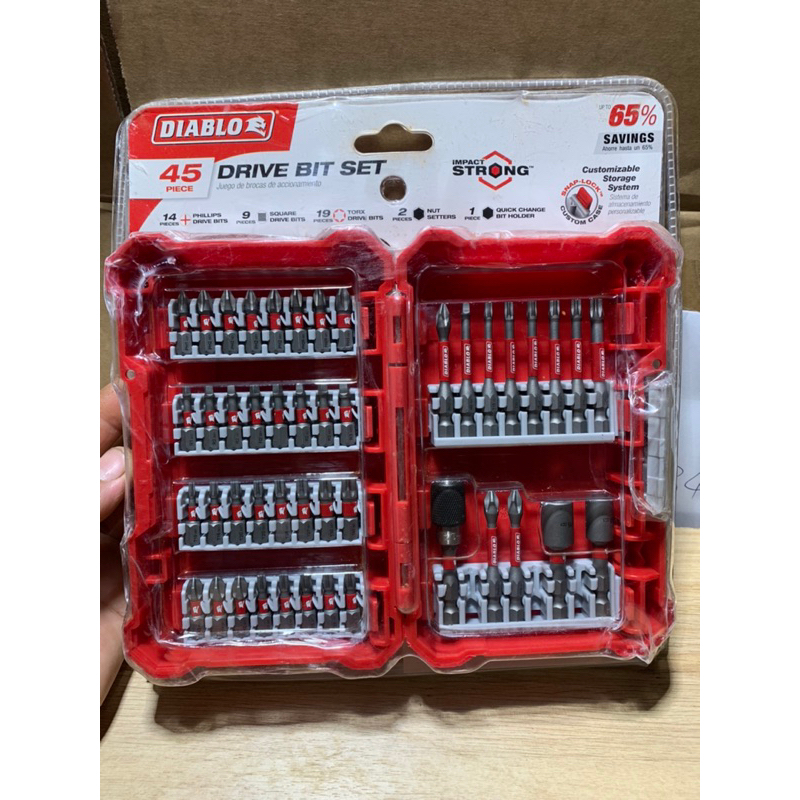 Hộp dụng cụ Diablo , Bosch hàng công ty thanh lý ( giá 1 hộp ) | Shopee ...