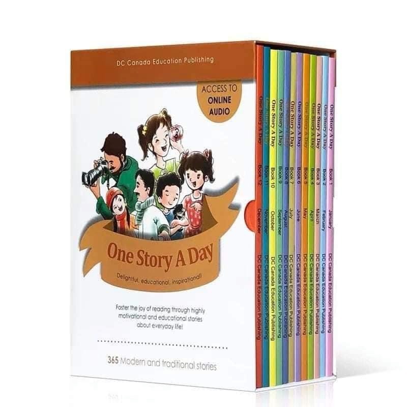 Sách - One Story A Day level 1,2,3 - bộ 12 cuốn | Shopee Việt Nam