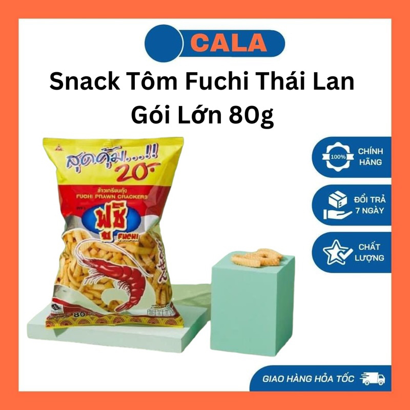 Snack Tôm Fuchi Thái Lan Gói Lớn 80g | Shopee Việt Nam