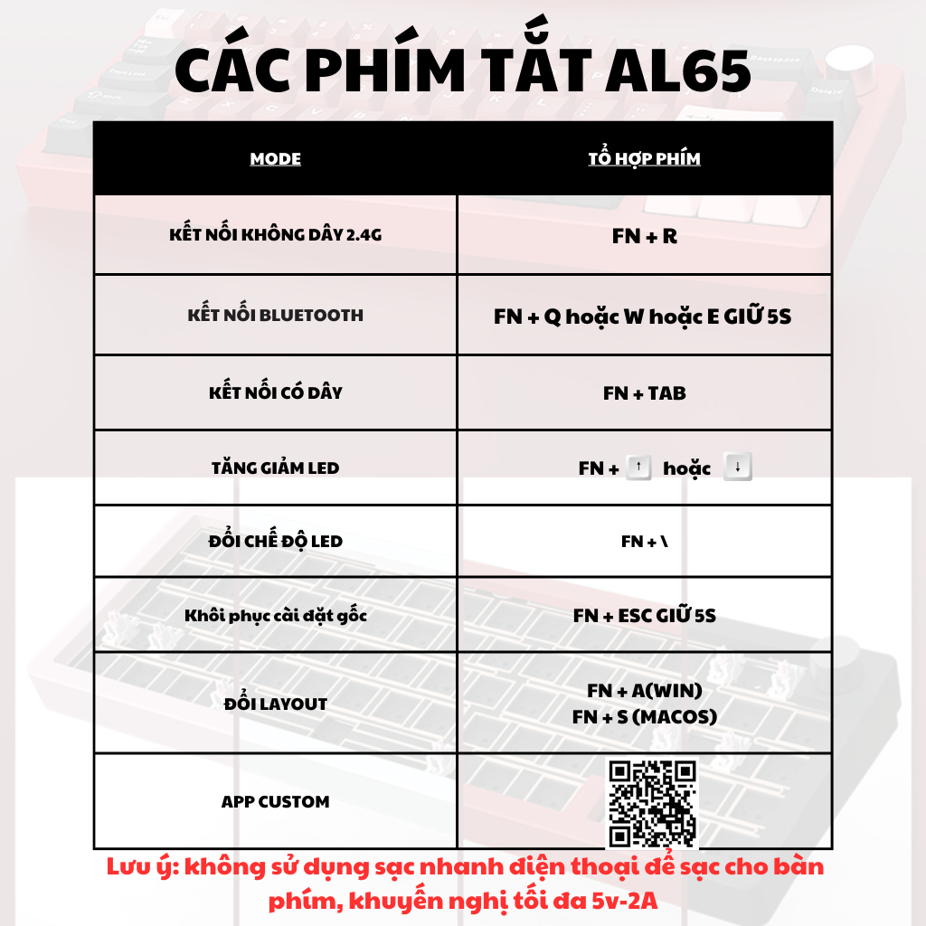 Bàn phím cơ Silent Atas AL65 Khung nhôm CNC 3 mode kết nối - Led RGB ...