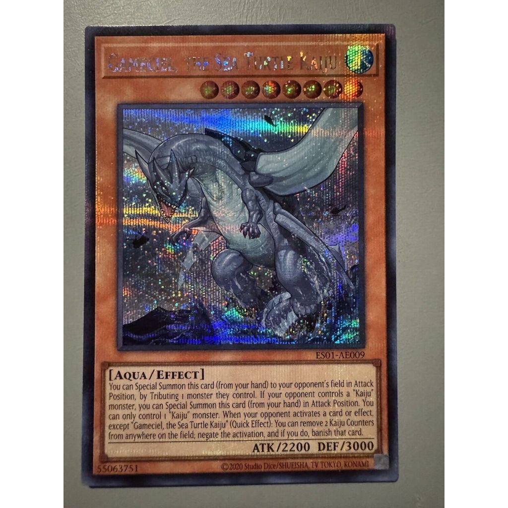 es01 [ Dưa Hấu Yugioh ] Lá bài thẻ bài Gameciel the Sea Turtle Kaiju ...