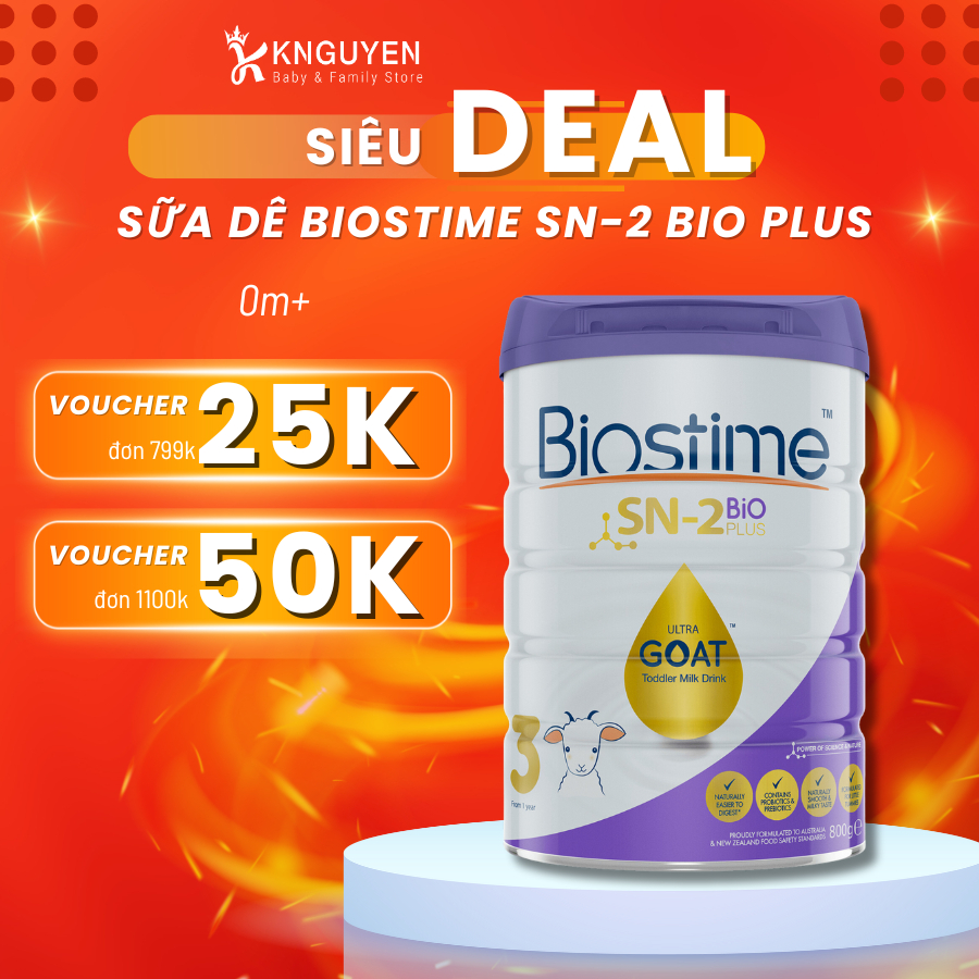 Sữa Dê Biostime Sn-2 Bio Plus Ultra Goat số 1, 2, 3 hộp 800g Úc ...