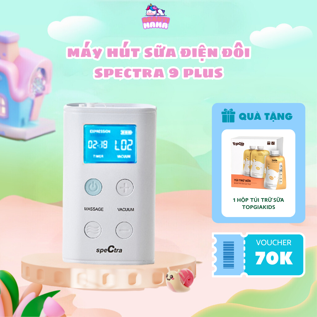 Máy Hút Sữa Điện Đôi Spectra 9 Plus Chính Hãng Hàn Quốc (Bảo Hành 12 tháng) | Shopee Việt Nam